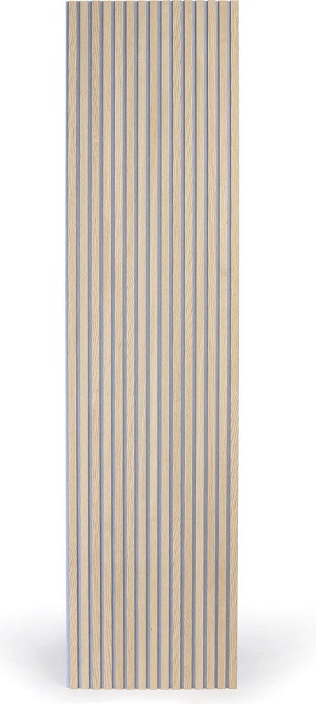 Dřevěný akustický panel, 2400 x 600 mm, B2BP003, balení 5 ks, dub