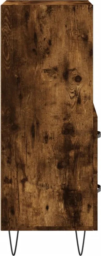 vidaXL Příborník 34,5 x 34 x 90 cm kompozitní dřevo [828665] Barva: Betonová šedá