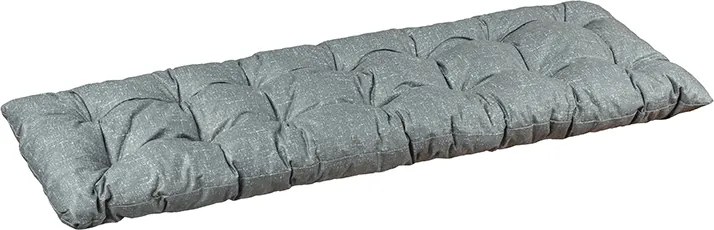 Bellatex Sedák na lavici prošívaný Šedá,Bílá 40x140 cm