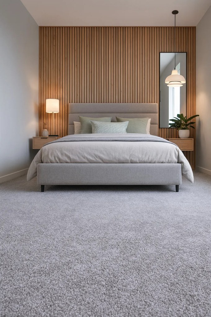 Condor Carpets, Metrážový koberec Bali 073, na míru, šíře 4m, šedá, filc, dětský pokoj