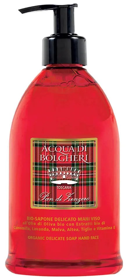 Acqua di Bolgheri Vánoční bio tekuté mýdlo Pan di Zenzero 500 ml