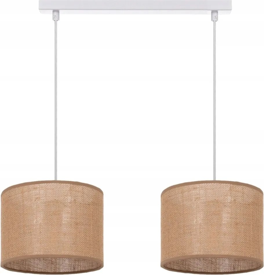 Boho Závěsná Stropní Lampa S Jutovým Stínidlem