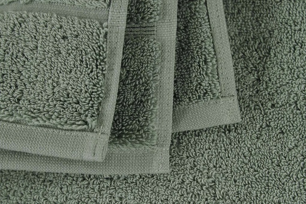 Ručníky a osušky COMFORT DI CASA NUO - zelená Velikost: ručníček 30 x 50