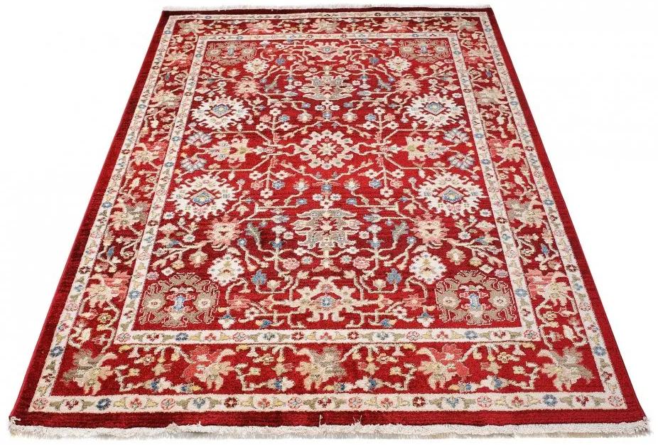 Krásný červený koberec ve stylu vintage Šírka: 200 cm | Dĺžka: 305 cm