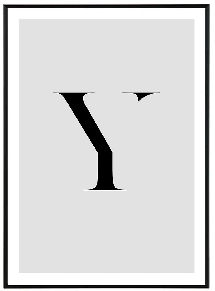 Letter Y - 30x40 cm Obraz