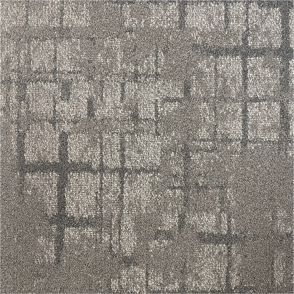 Associated Weavers, Kobercový čtverec Macro Tile 96 50 x 50 cm, chodba / předsíň