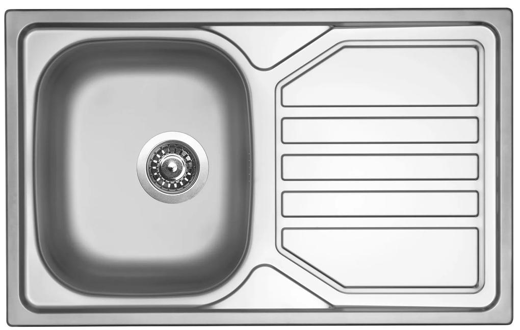 Nerezový dřez Sinks OKIO 800 V 0,7mm leštěný
