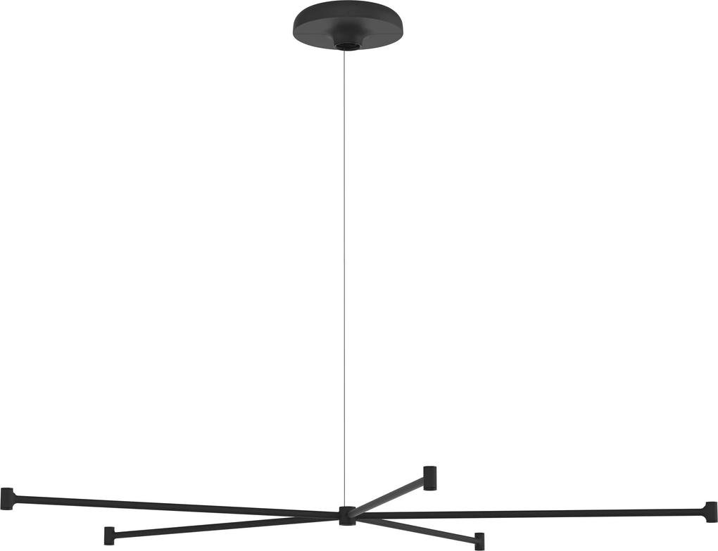 Závěs pro lampu Dependant 6 křížový černý