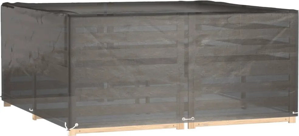 Plachta na zahradní nábytek se 16 očky 205x205x90 cm čtvercová 319295