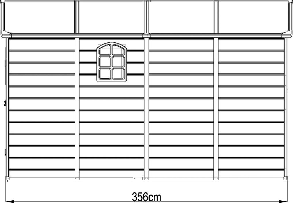 LANIT PLAST, s.r.o. plastový domek LANITPLAST LONGFORD 612 LG4020