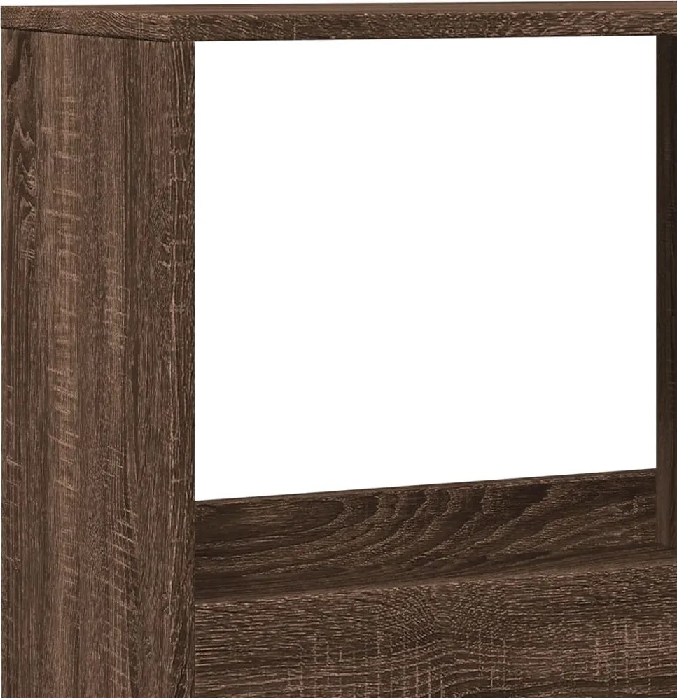 Knihovna hnědý dub 100 x 33 x 175 cm kompozitní dřevo 3309408