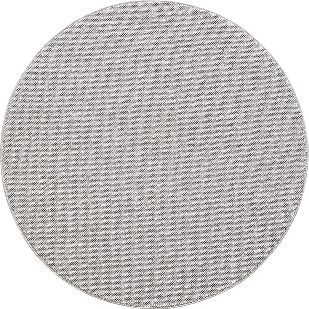 Ayyildiz, Kusový koberec Loom 4300 Silver kruh, 160x160 (průměr) kruh, šedá, obývací pokoj