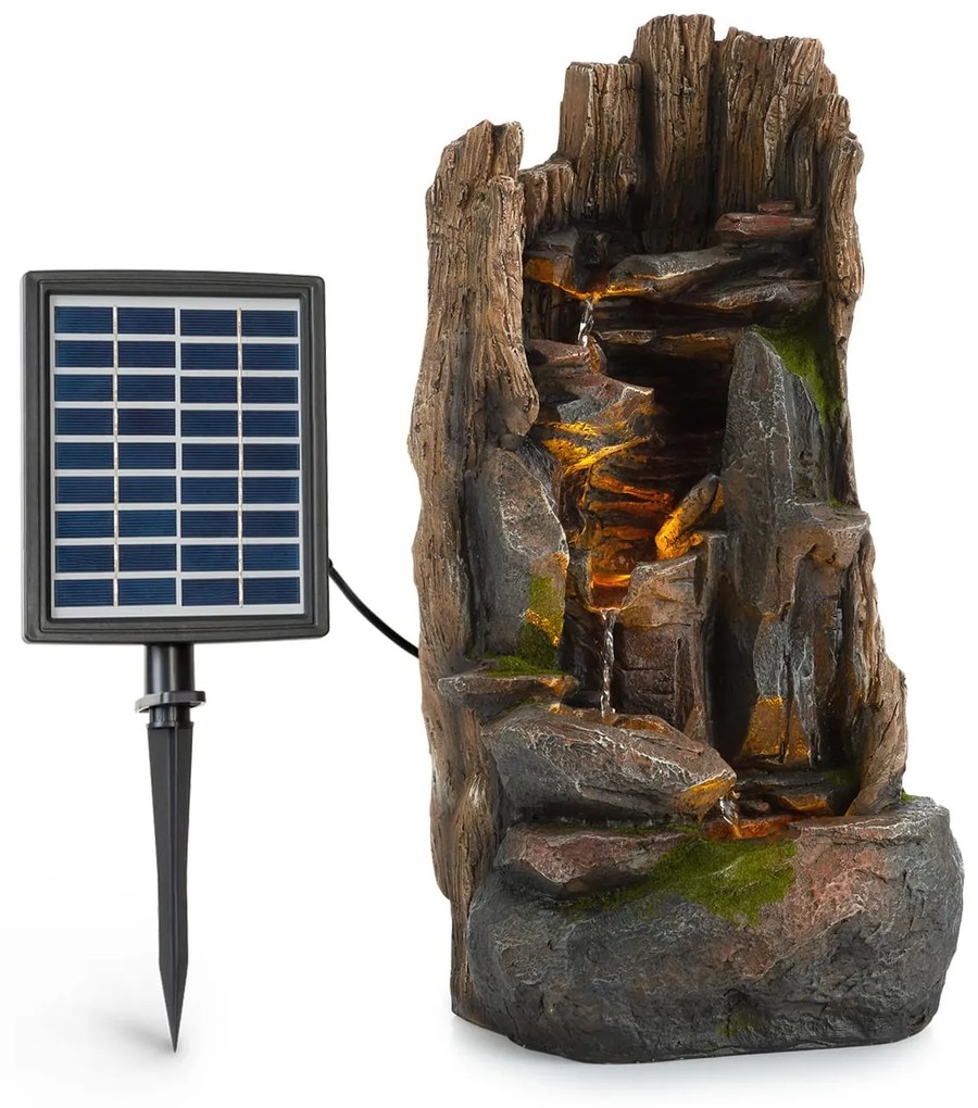 Blumfeldt Mystic Tree solární fontána s LED osvětlením, polyresin