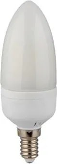 MAX LED LED žárovka E14 C30 12 SMD 5W teplá bílá