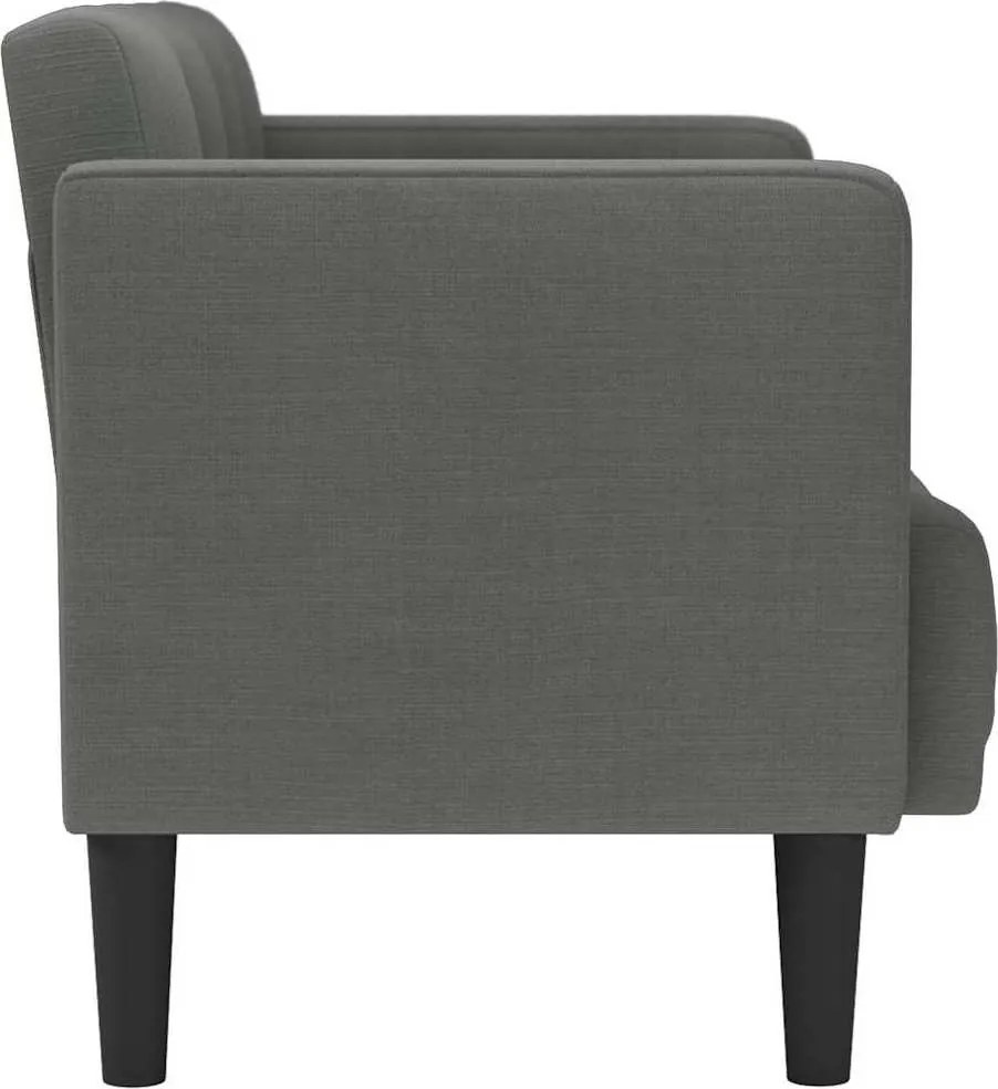 vidaXL Loveseat Sofa 111 cm textil [4100561] Barva: Tmavě šedá