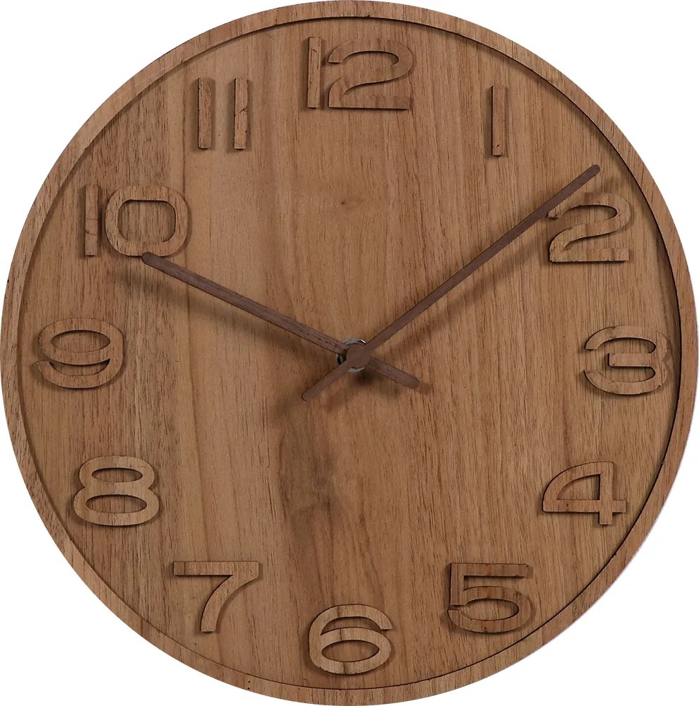 Dřevobox Nástěnné hodiny dřevěné VI