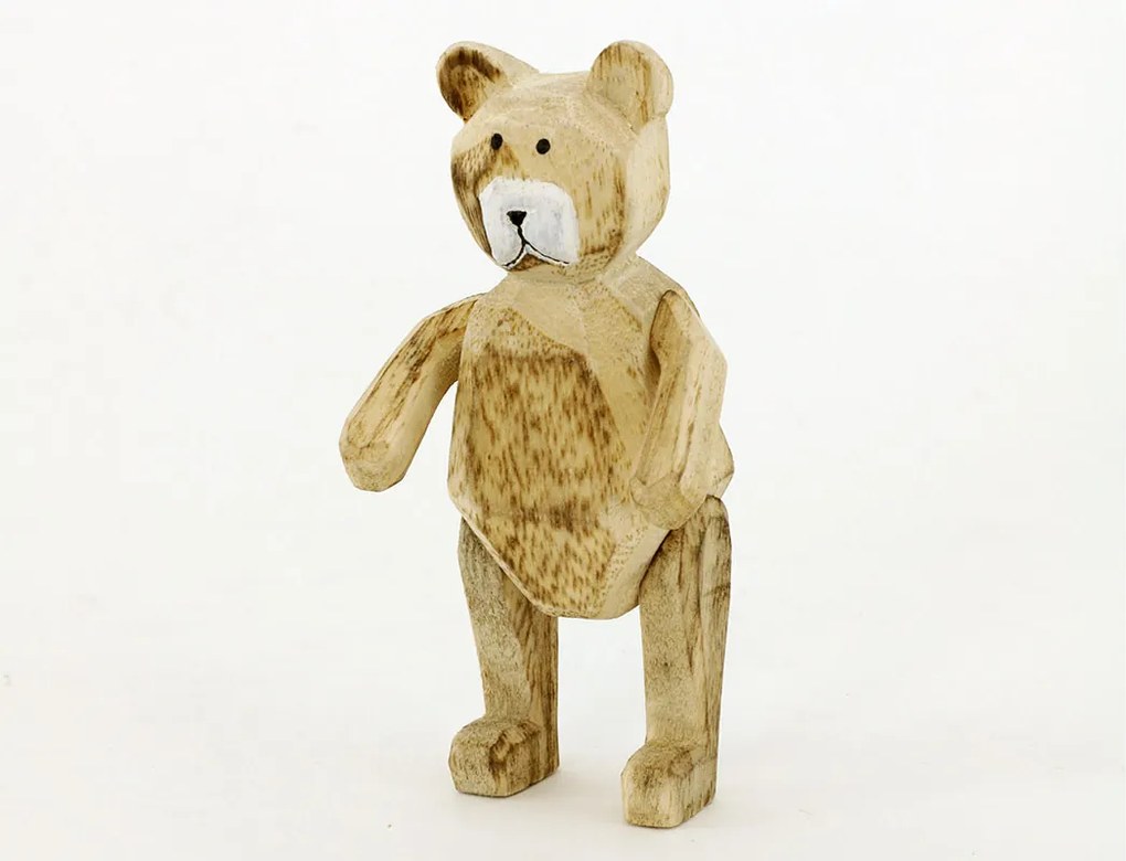 Medvídek dřevěný - dekorace