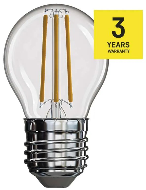 Emos lighting LED žárovka Filament Mini Globe 4W E27 teplá bílá