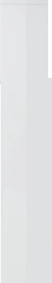 vidaXL Čelo postele s úložným prostorem 180 x 19 x 103,5 cm [811884] Barva: Bílá