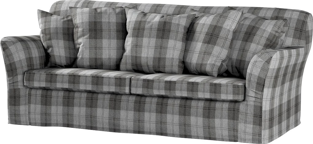 Potah na pohovku IKEA Tomelilla rozkládací barva šedá látka pletený vzor, vzorované
