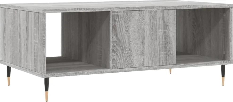 vidaXL Konferenční stolek 90 x 50 x 36,5 cm kompozitní dřevo [830586] Barva: dub sonoma