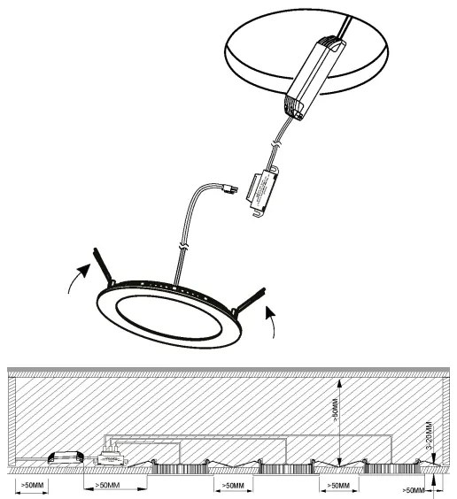 Eglo 98635 - SADA 3x LED Koupelnové svítidlo FUEVA 1xLED/2,8W/230V IP44 chrom
