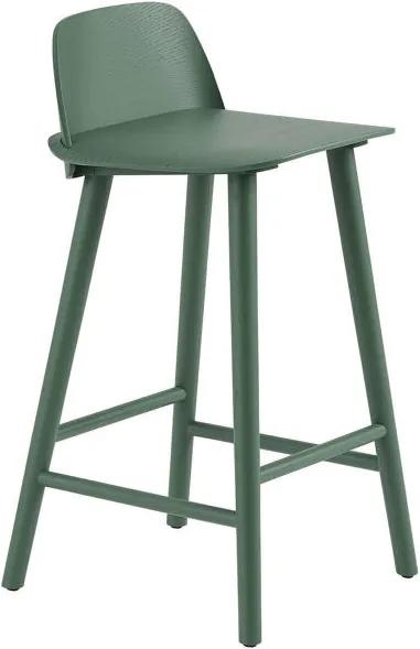 Muuto Barová stolička Nerd 65 cm, green