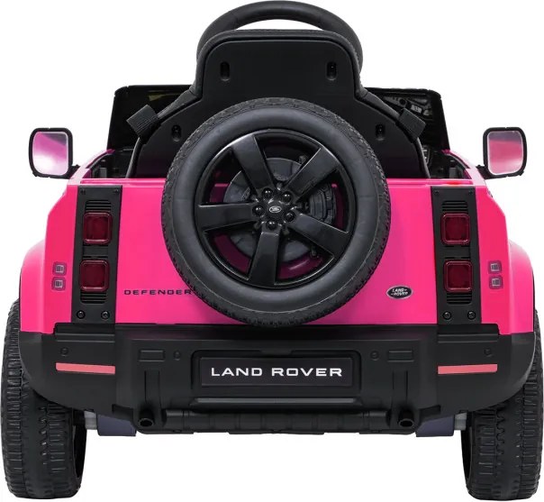 Elektrické autíčko Land Rover Defender růžové