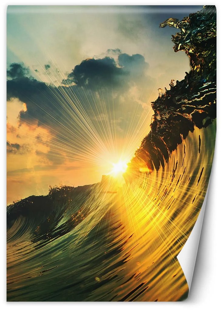 Gario Fototapeta Slunce se prodírá vlnami Materiál: Vliesová, Rozměry: 100 x 140 cm