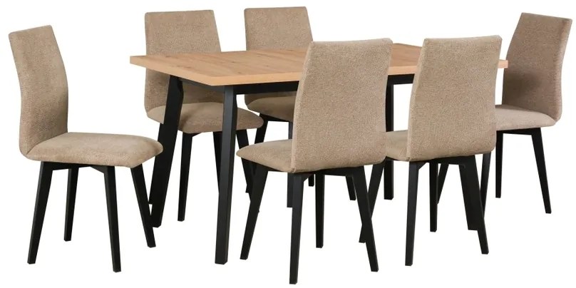 Drewmix Jídelní židle LUNA 2 dřevo: černá