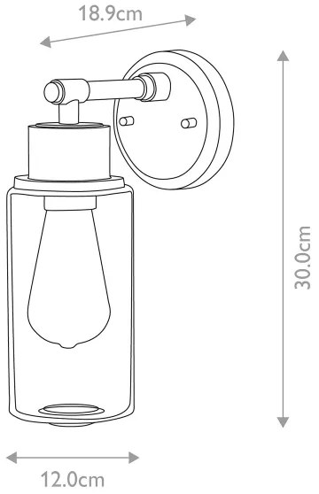 Elstead BATH-MORVAH1-W - Koupelnové nástěnné svítidlo 1xE27/60W/230V IP44 bílá