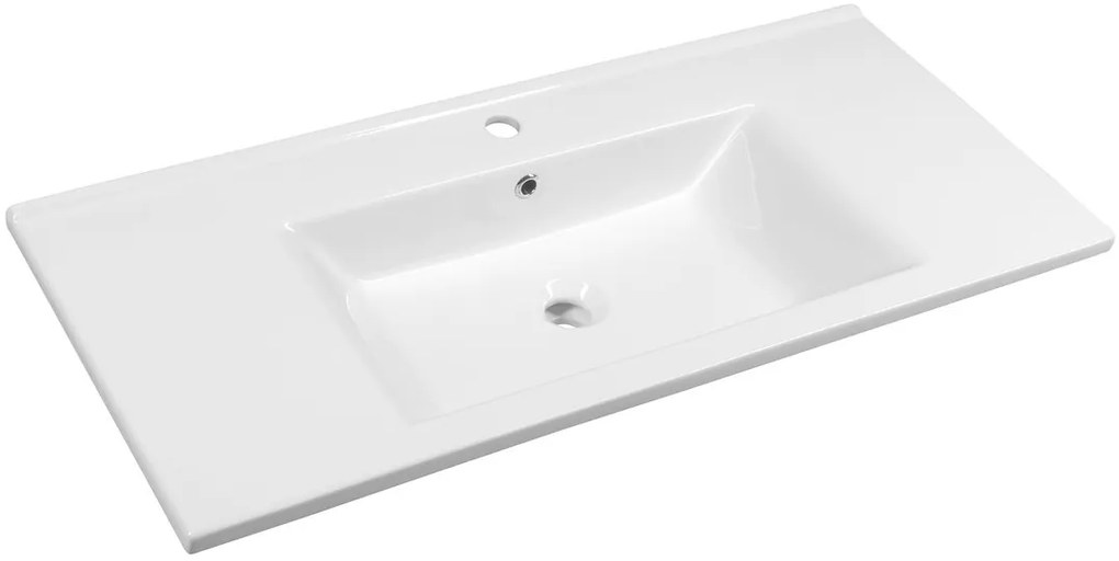 Aqualine, ZUNO 100 nábytkové umyvadlo 100x45 cm, 9100
