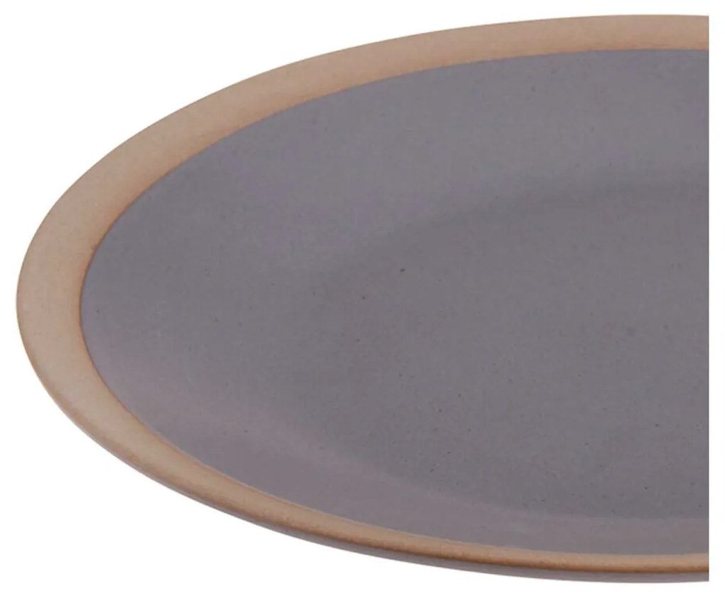 Kameninový dezertní talíř Clay, (fi) 18 cm, hnědý