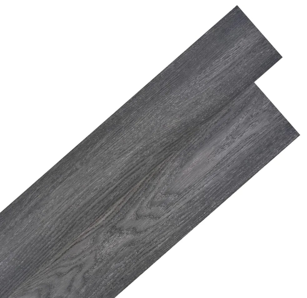 Samolepící podlahová krytina PVC 5,21 m² 2 mm černá a bílá,  330182