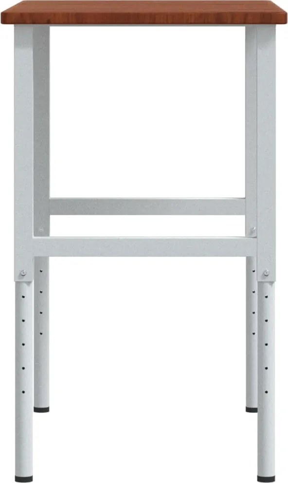 Pracovní stůl tmavě hnědý 100x60x(71,5–98) cm dub obdélníkový 3309703