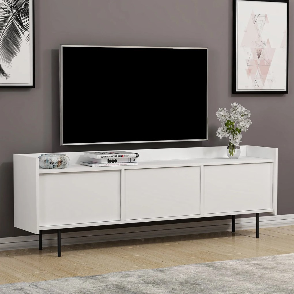Kalune design TV stolek ATLAS bílý