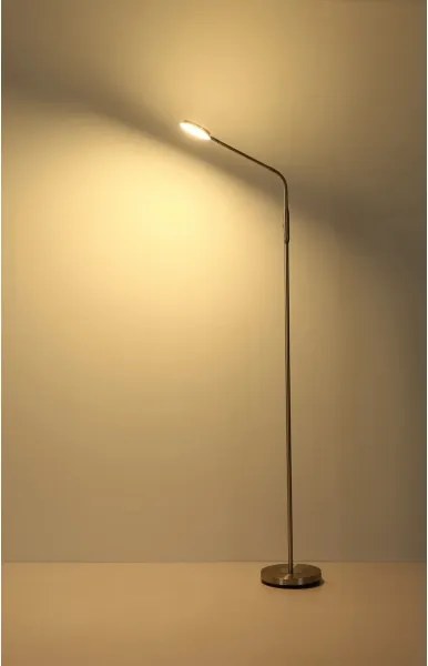 Globo 58504SN - LED Stm dotyková stojací lampa SILVIO LED/6,5W/230V matný chrom