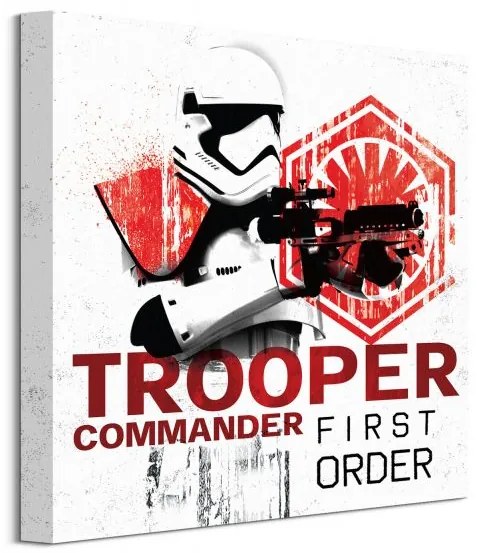 Obraz na plátně Star Wars The Last Jedi (Trooper Commander First Order) 40x40cm WDC95952