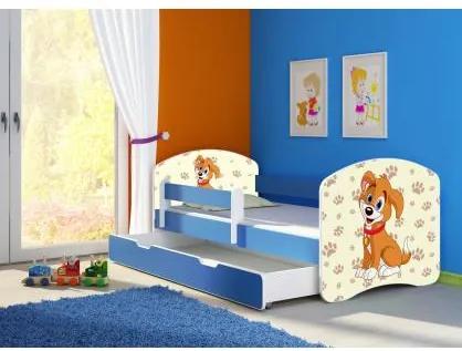 Dětská postel ACMA II BOX Modrá 160x80 + matrace zdarma, Barvy ACMA 11 - Pejsek