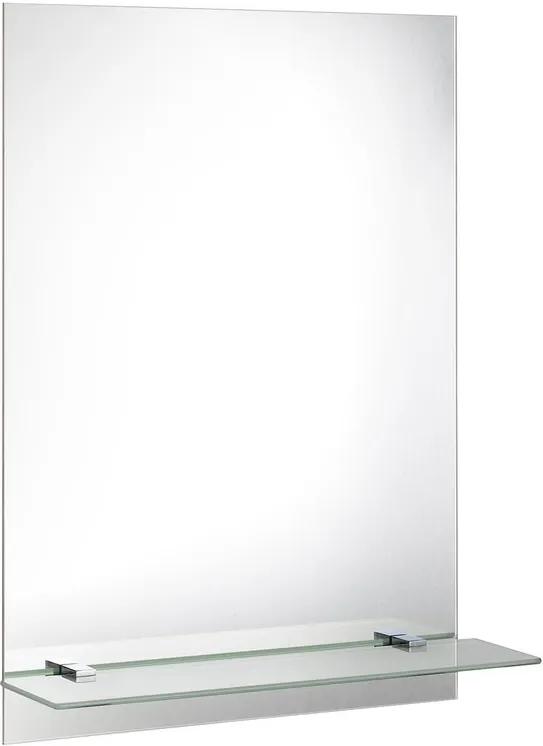 Aqualine Zrcadlo 50x70cm, včetně závěsů, s otvory pro polici, 22429