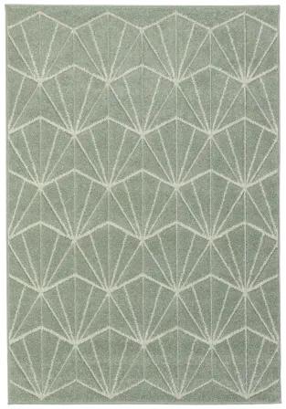 Koberce Breno Kusový koberec PORTLAND 750/RT4G, Zelená, Vícebarevné, 200 x 285 cm