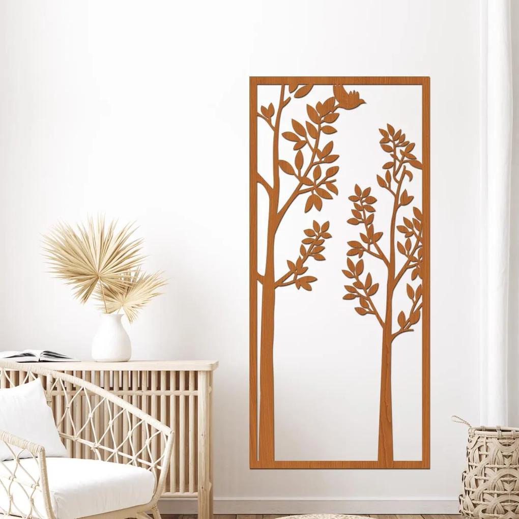 dřevo života Dřevěná dekorace strom LONG Rozměry (cm): 18x40, Barevný vzor: Javor