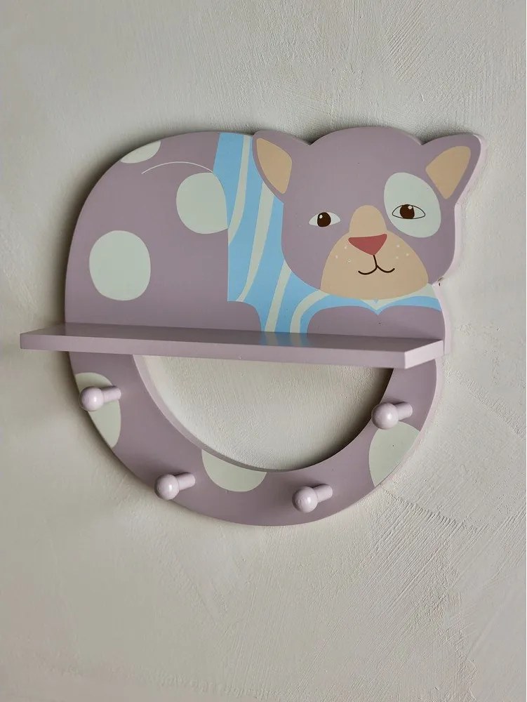 Šedý nástěnný dětský věšák 36x31 cm Mille – Bloomingville Mini