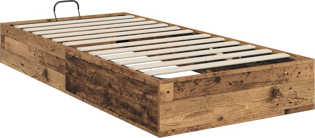 Ottoman postel Staré dřevo 75,5 x 190 cm Dřevěný materiál 3409307