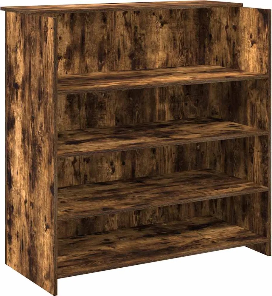 Recepční stůl kouřový dub 100x50x103,5 cm kompozitní dřevo 3324164
