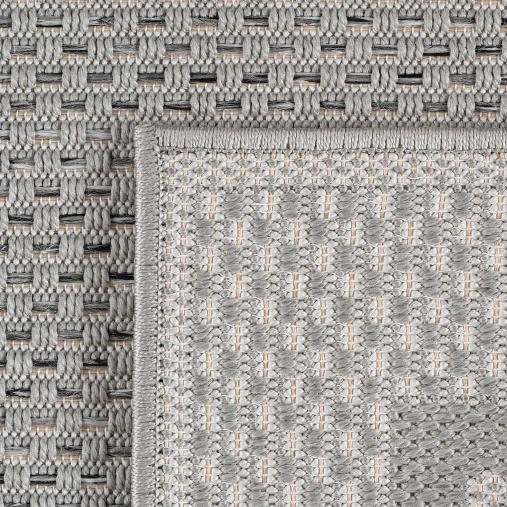 Ayyildiz, Kusový koberec Desert 1304 grey - na ven i na doma, 140x200, šedá, chodba / předsíň