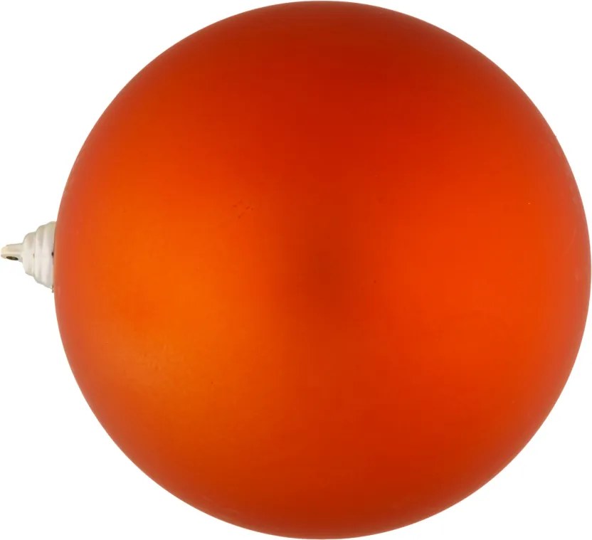 Velká vánoční koule 20 cm, měděná, matná