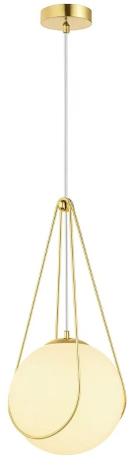 Toolight Závěsné osvětlení Modern D34 APP1793-1CP 20cm zlaté