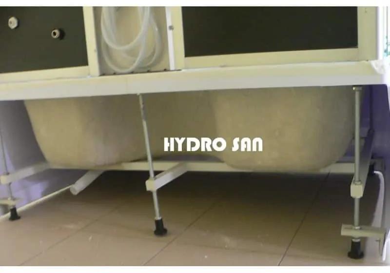 BPS-koupelny Hydromasážní box HYD-O77B 120x85 Černý, bez sauny