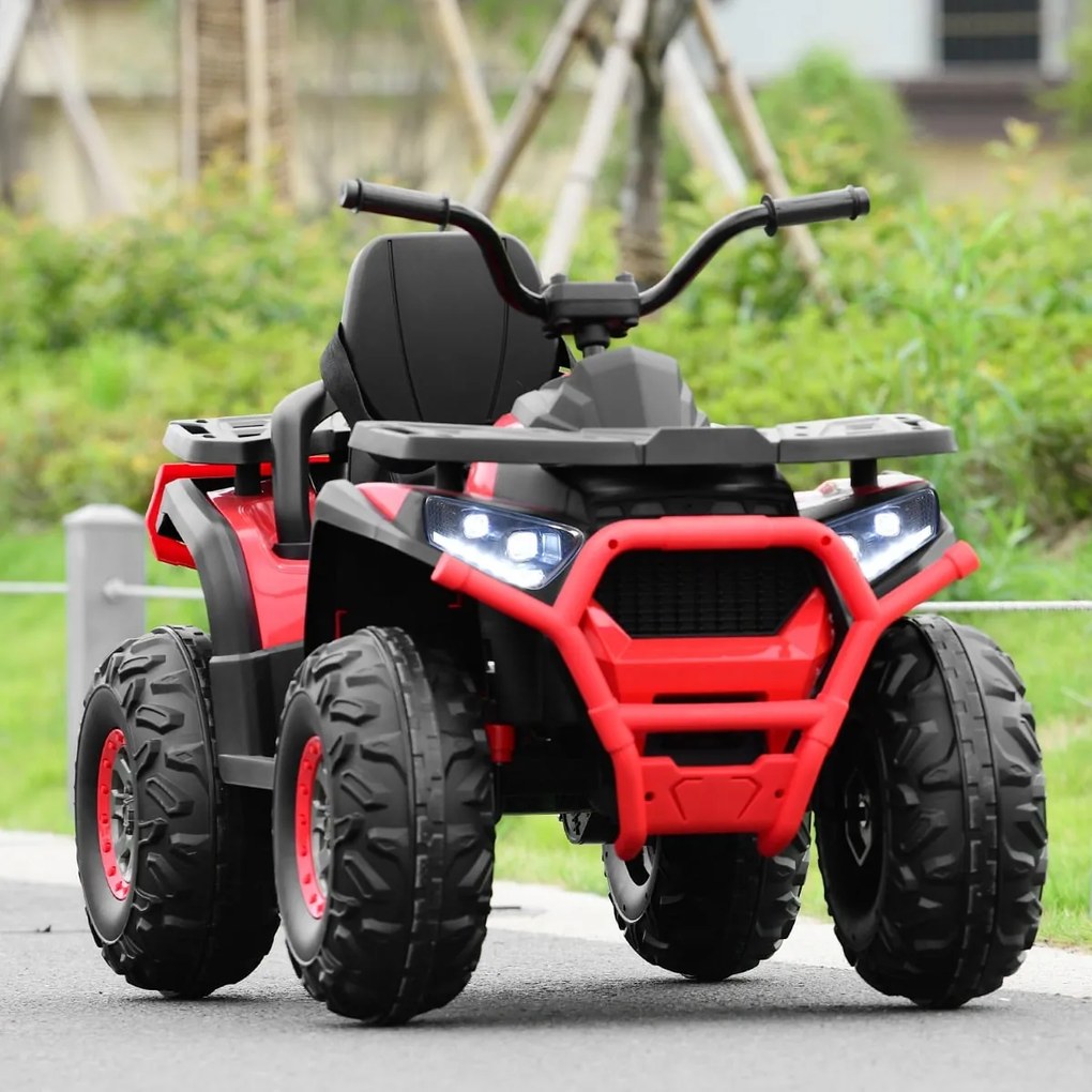 Costway 12 V elektrická dětská čtyřkolka se světlomety 4 kola dětské auto